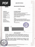Rent Agreement With E-Stamp Paper - Karnataka - Esahayak | PDF | Lease ...