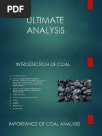 Ultimate and Proximate Analysis | PDF | Coal | Combustion