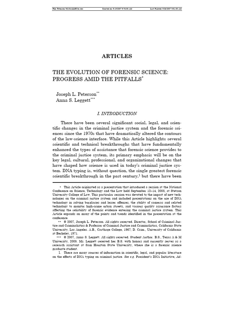 36 3 02 Peterson | PDF | Forensic Science | Miranda V. Arizona