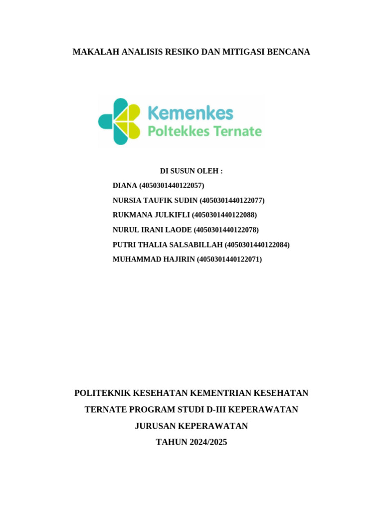 Analisis Resiko | PDF