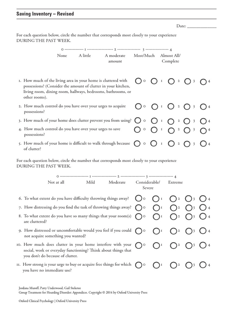 Saving Inventory | PDF | Behavioural Sciences | Psychology