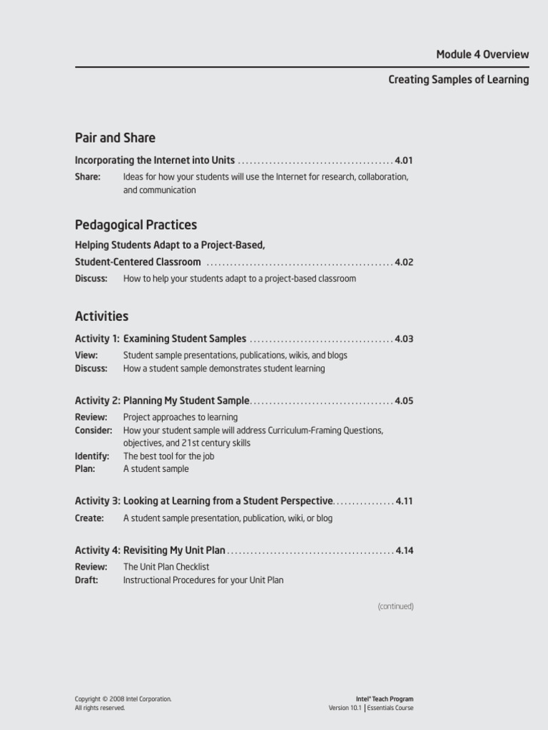 05 Essentials v10-1 Module 4 | PDF | Curriculum | Mathematics