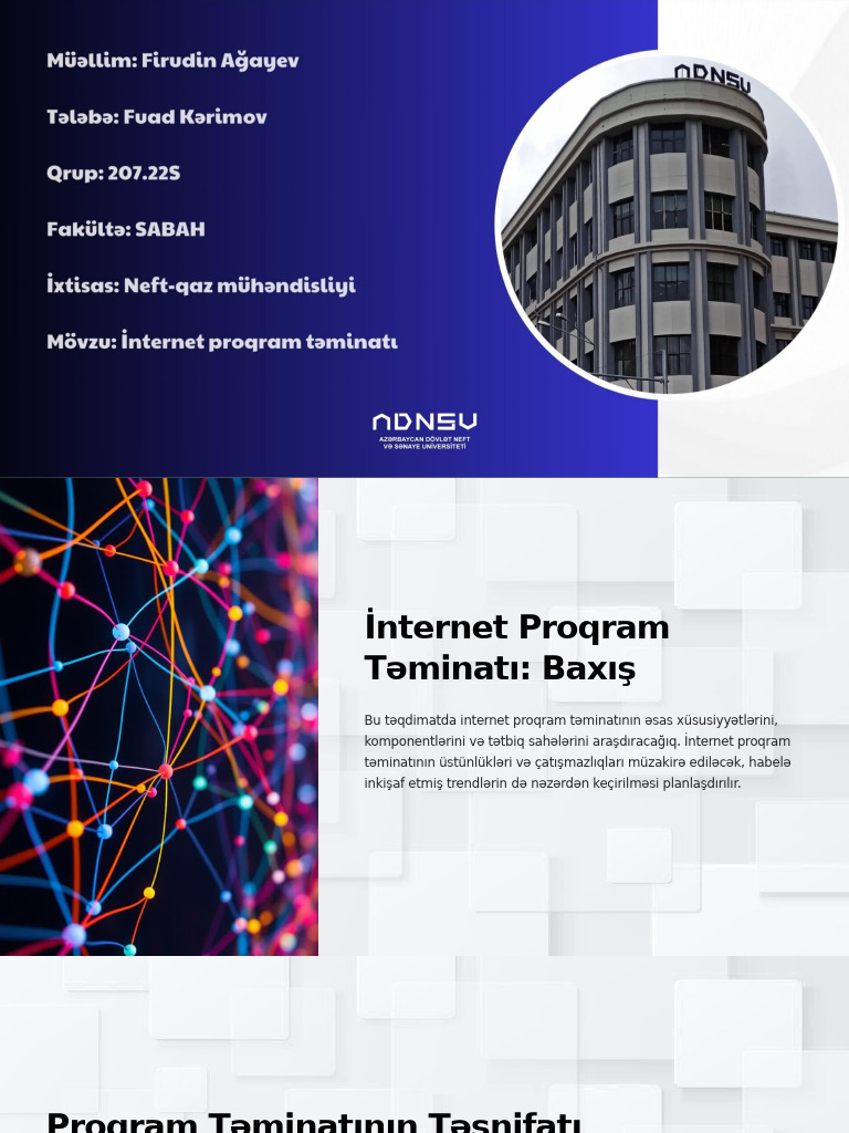 Proqram Təminatı | PDF