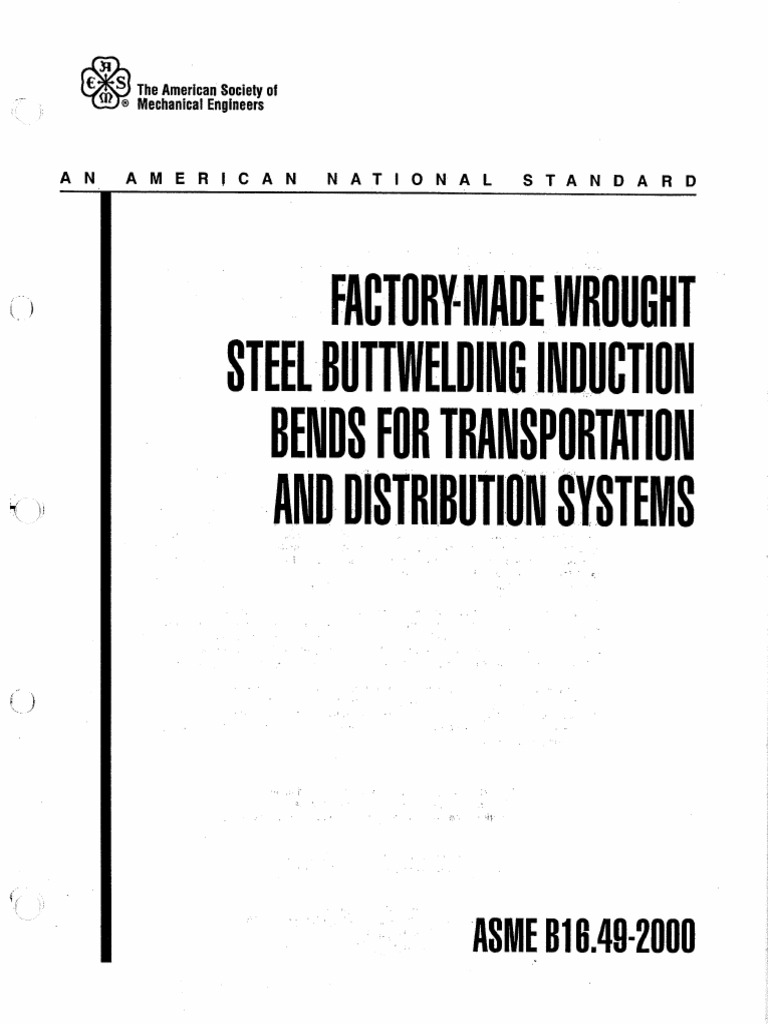 Asme B16.49-2000 | PDF