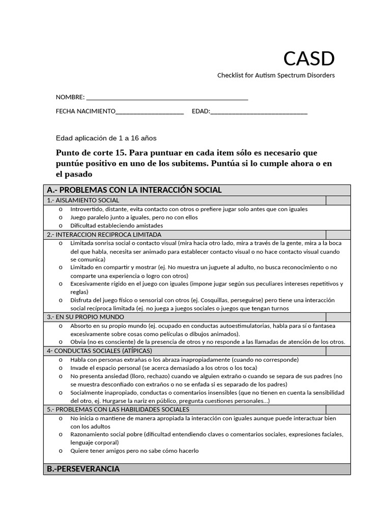 Casd Autismo | PDF | Comunicación | Las emociones