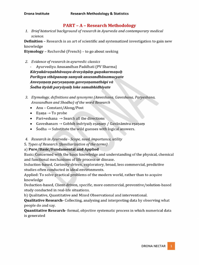 Drona Research & Statistics | PDF