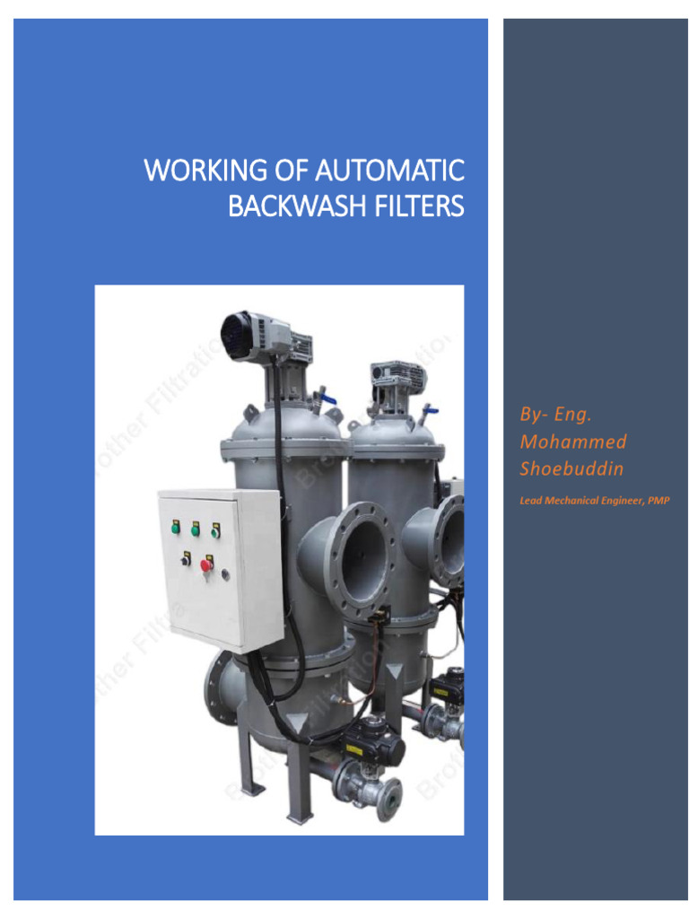 Automatic Backwash Filters Guide | PDF | Filtration | Environmental ...