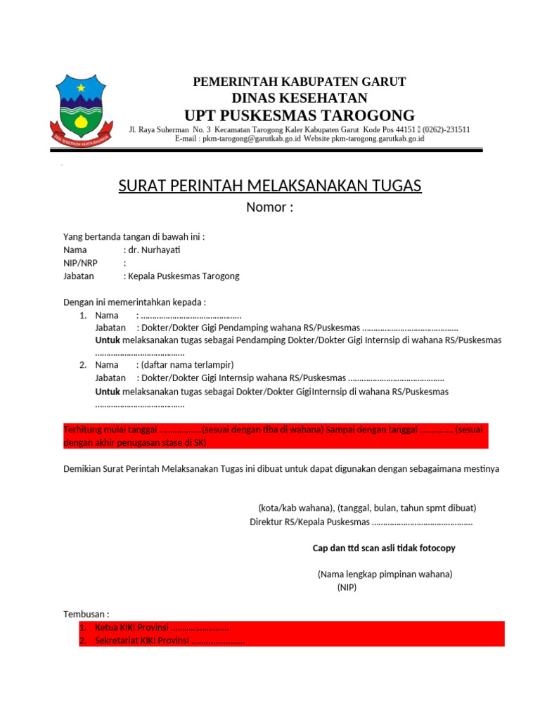 FORMAT SPMT PKM TAROGONG Nov 2024 | PDF