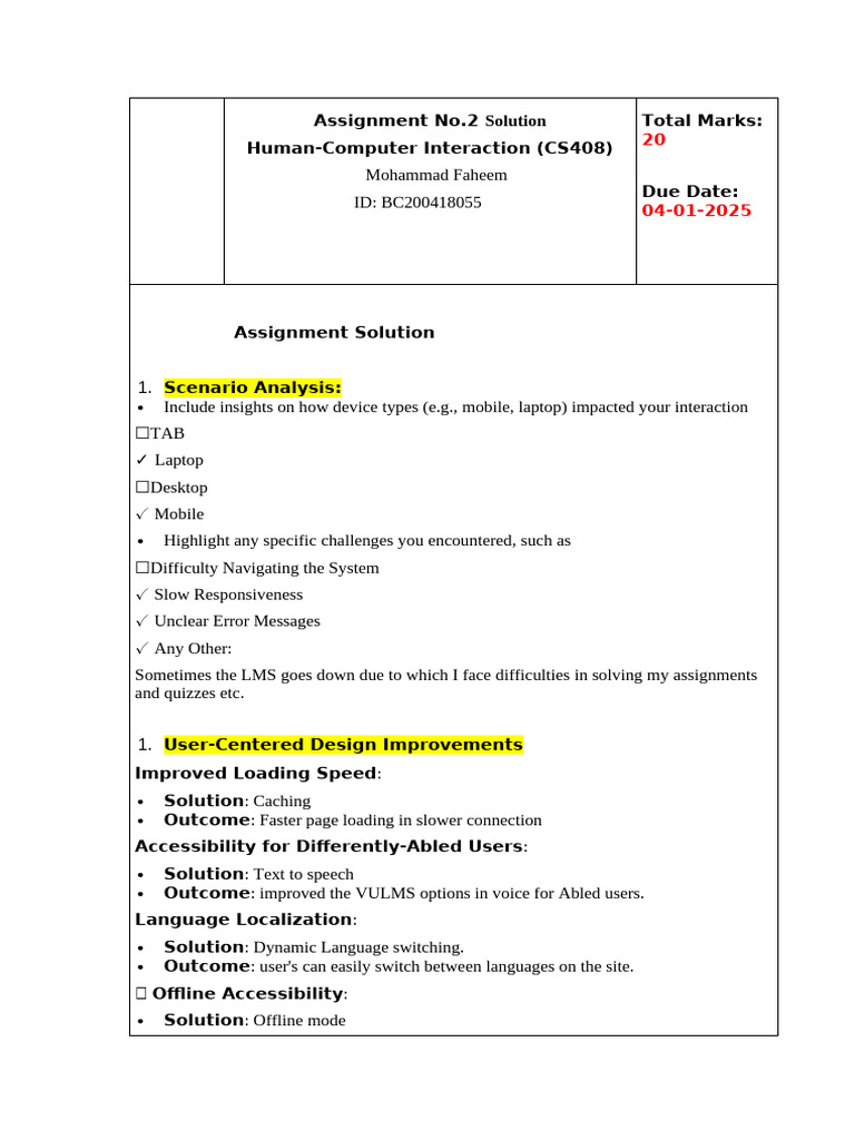 Cs408 Assignment 2 Solution | PDF