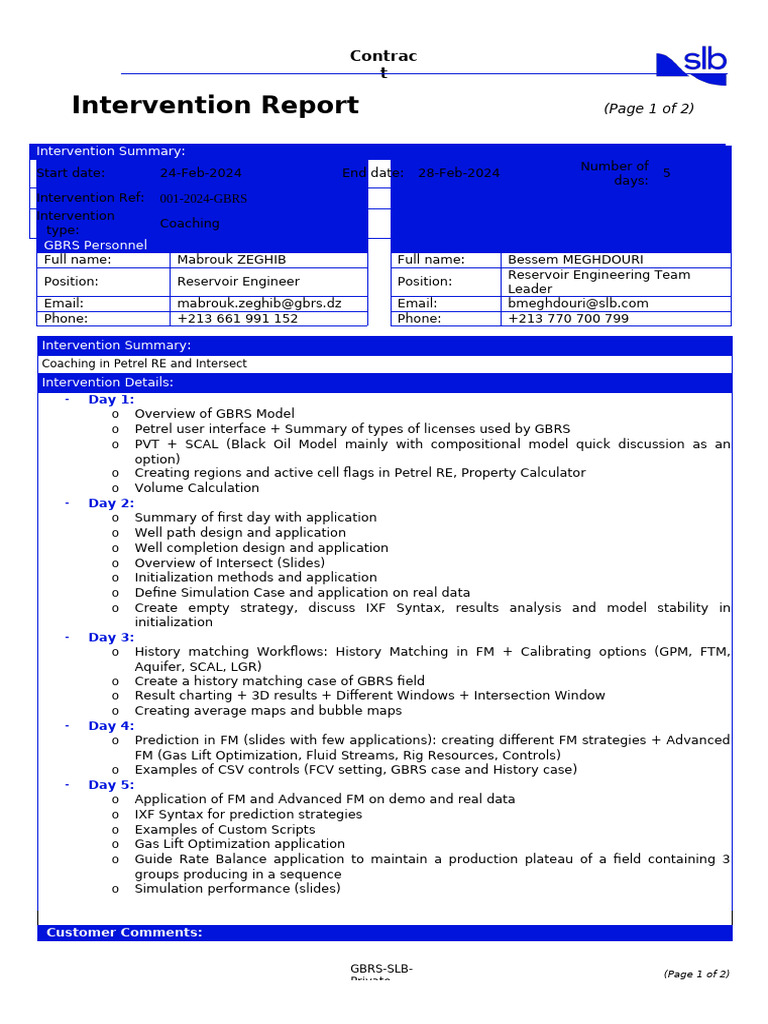 GBRS Training Program Overview | PDF | Petroleum Reservoir | Computing