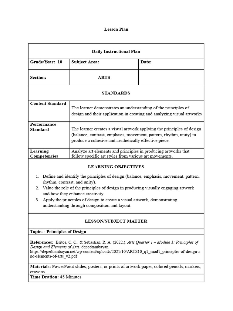 VILLALUZ_LP | PDF | Composition (Visual Arts) | The Arts