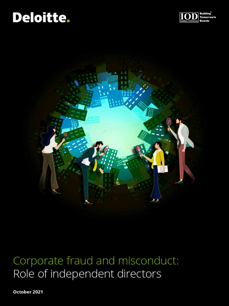 Corporate Fraud and Misconduct Role of Independent Directors Noexp ...