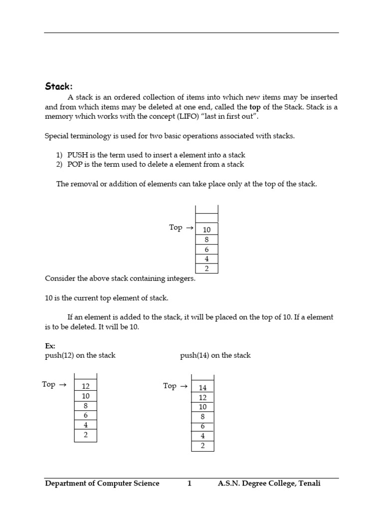 UNIT II Stacks and Queues | PDF | Queue (Abstract Data Type) | Mathematics
