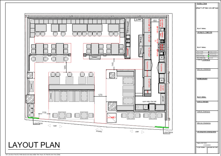 Layout Plan: C NG Ty CP TMDV SVN VIET NAM | PDF