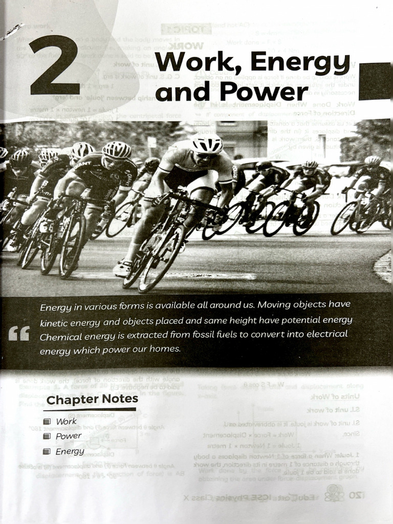 Work, Power, Energy T | PDF