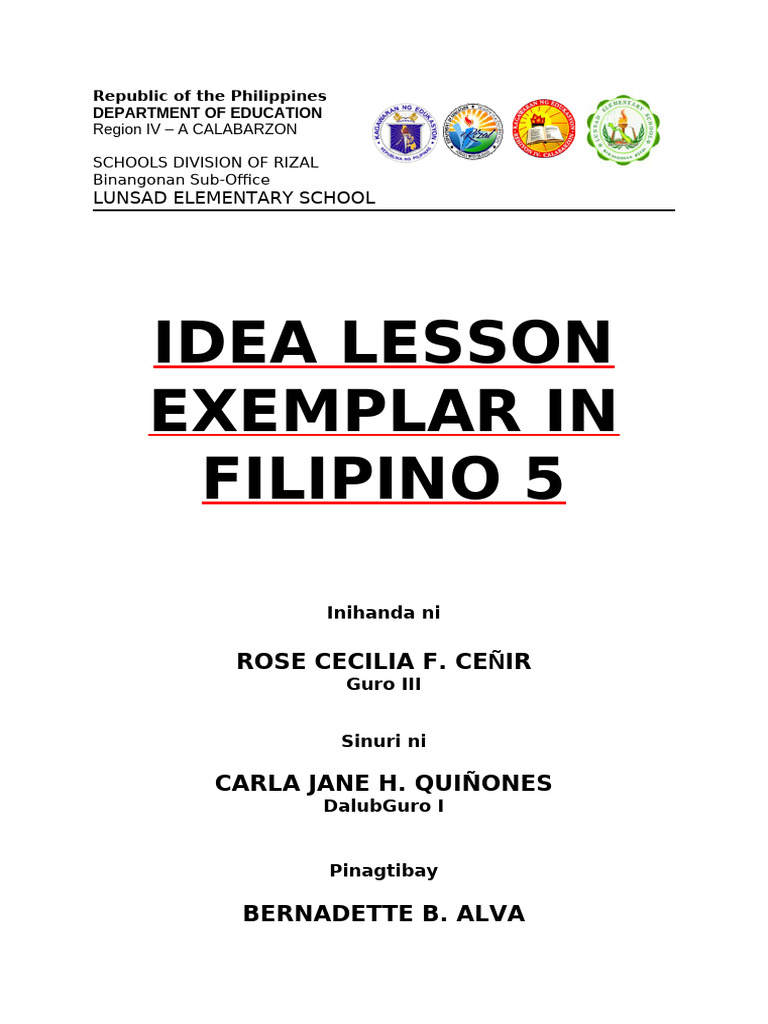 Lesson-Exemplar - STAR OBSERVATION-FILIPINO Q2 | PDF