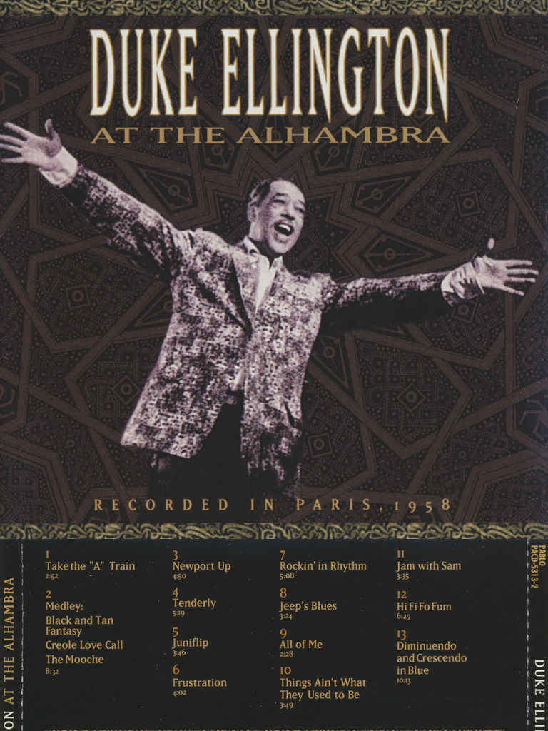 Duke Ellington's Alhambra Concert 1958 | PDF | African American Music ...