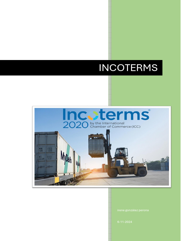 Incoterms 2020: Guía Completa | PDF | Derecho empresarial | El comercio ...