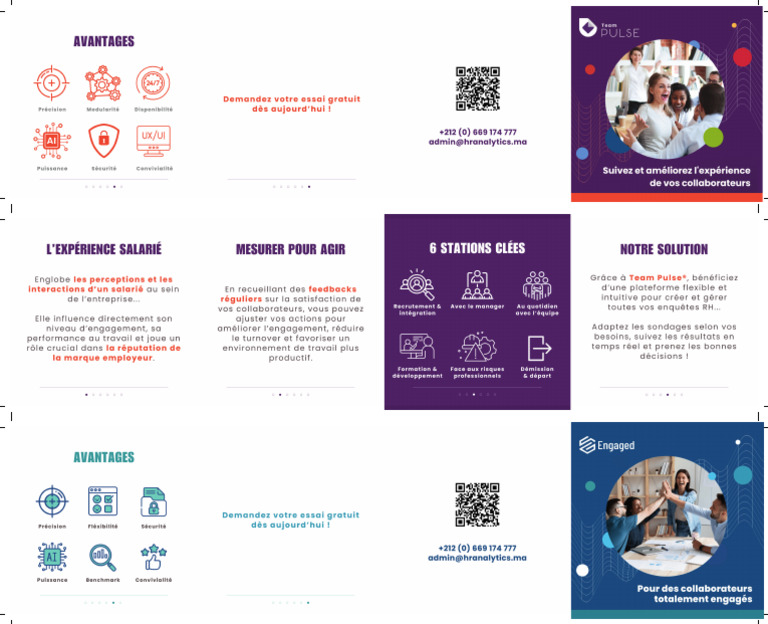 Dépliants ENGAGED & PULSE | PDF