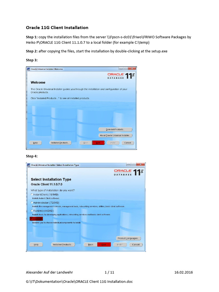 How To Install Oracle Thin Client ODBC x86 | PDF | System Software ...