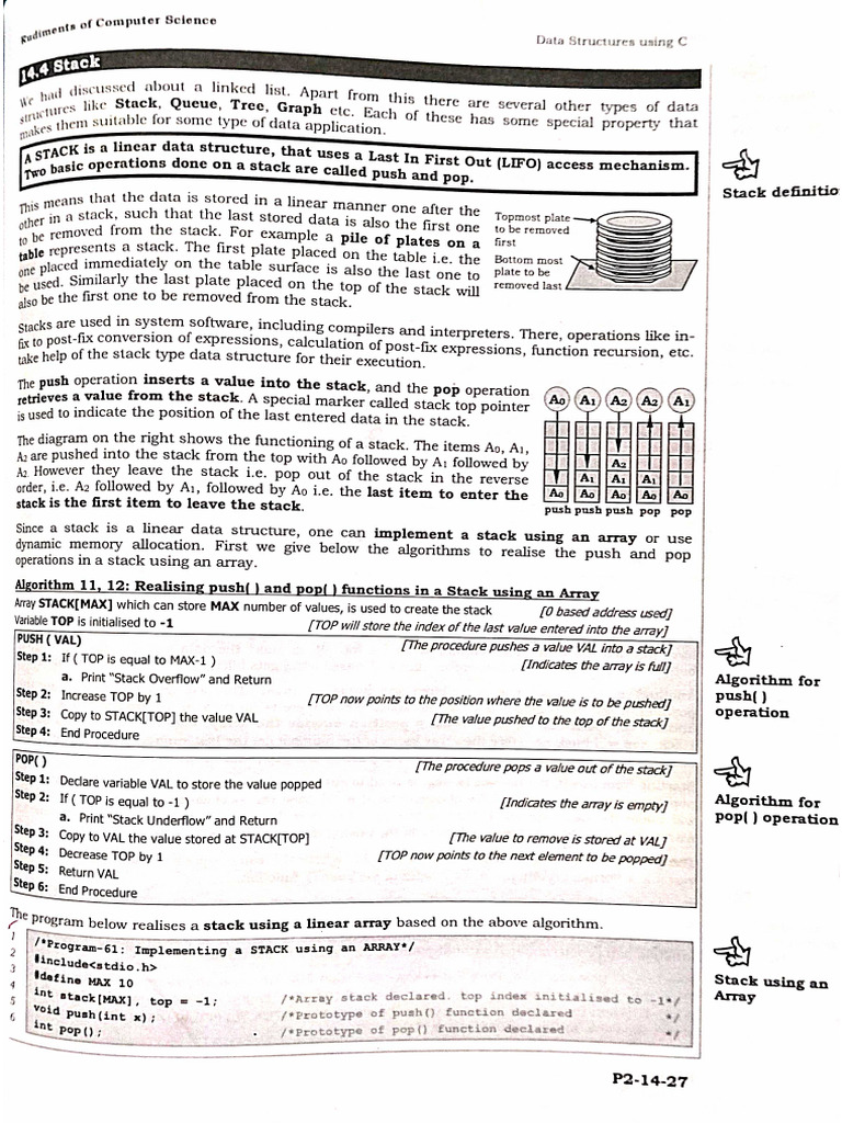 Stack Operations | PDF