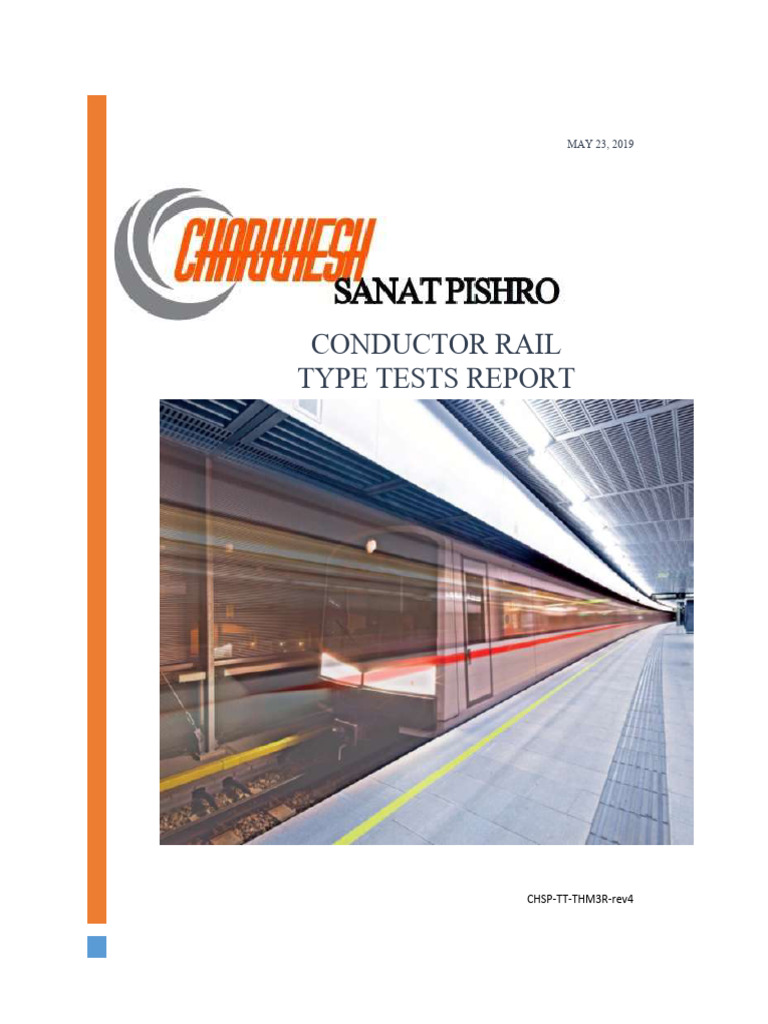 Charkhesh Sanat. Pishro Third Rail | PDF | Electrical Conductor | Corrosion