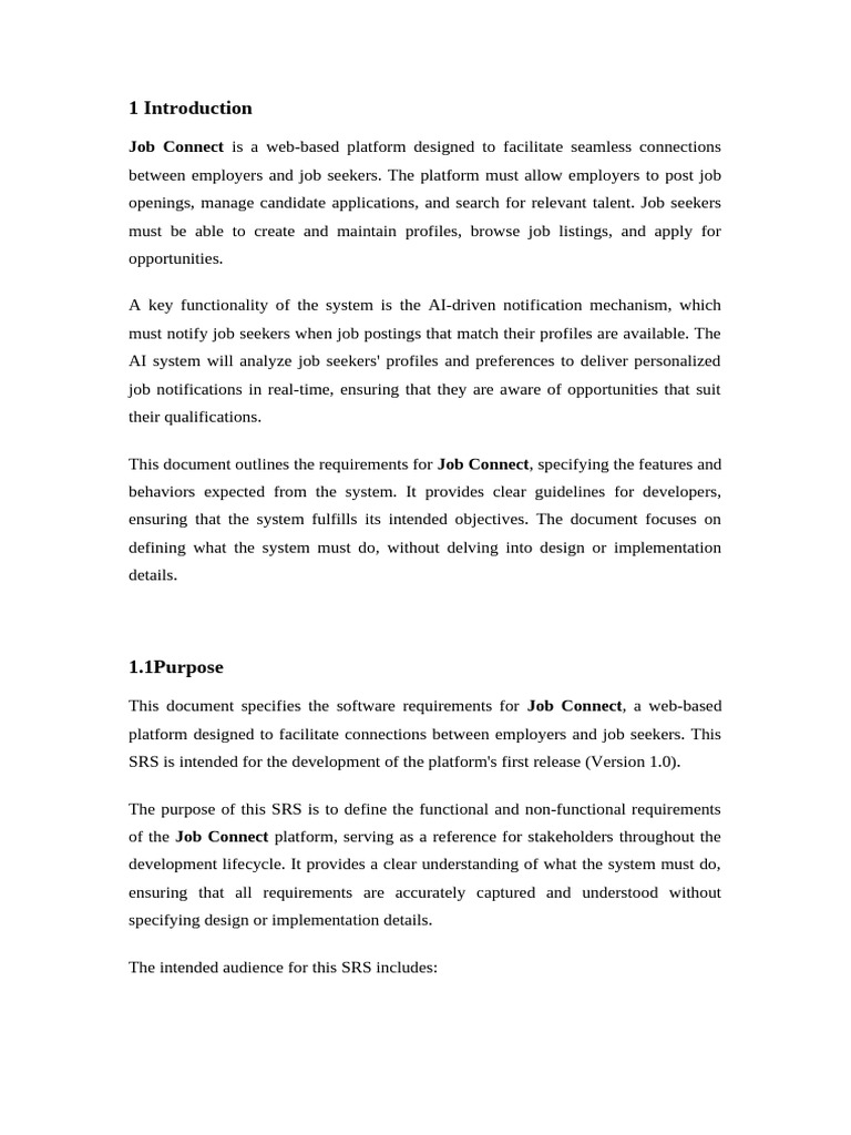 SRS Part One | PDF | Résumé | Artificial Intelligence