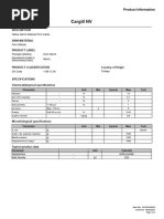 Technical Data Sheet - Tapioca Starch | PDF
