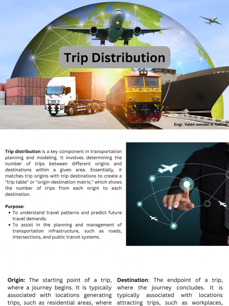 Trip Distribution-1 | PDF