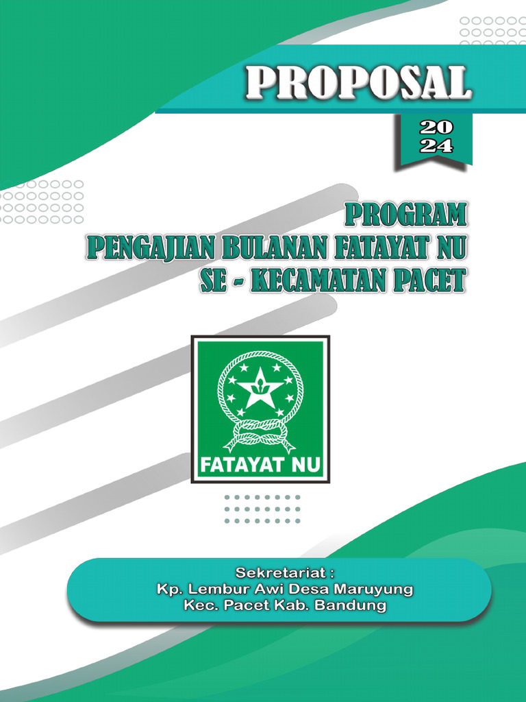 PROPOSAL PENGAJIAN BULANAN FATAYAT Fix | PDF