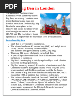 BIG BEN (Reading Comprehension) | PDF