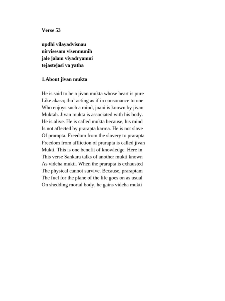 Jivan Mukta: Understanding Liberation | PDF | Ātman (Hinduism) | Moksha