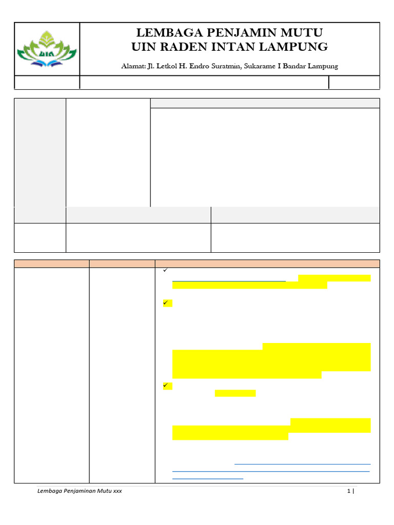 AMI Prodi PSPM Tarbiyah 2024 UIN RIL | PDF