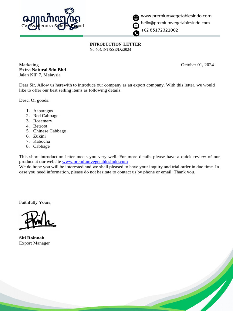 Extra Natural SDN BHD | PDF