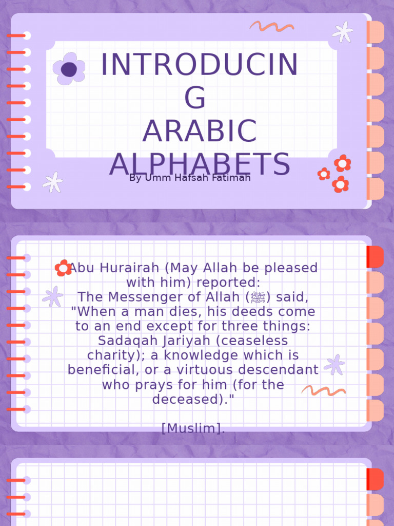 Introducing Arabic Alphabets | PDF | Semitic Words And Phrases | Quran