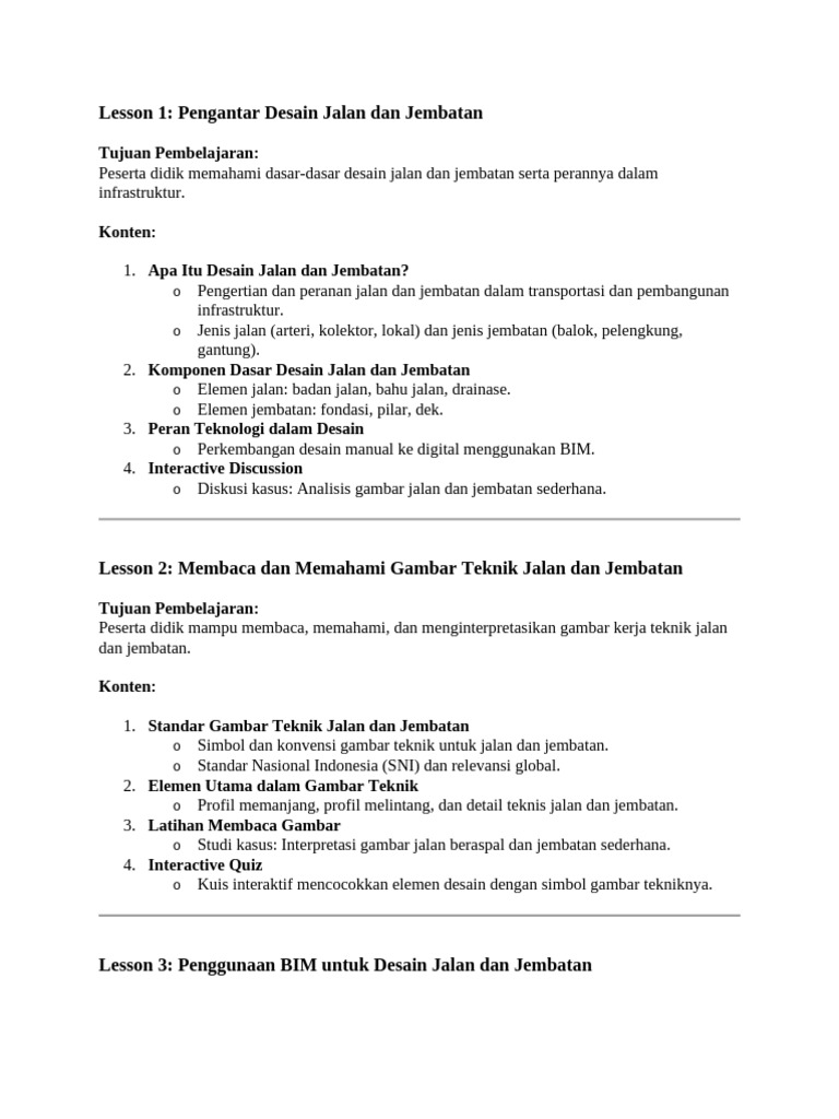Materi KJJ Essensial | PDF
