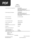 Form Q-Appointment Order Format | PDF