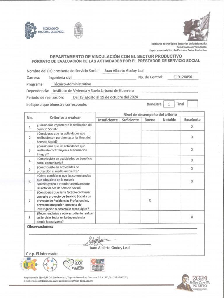 ICIV-Anexo XXV 1er BIM Juan Alberto Godoy Leal | PDF