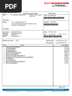 Physiotherapy Treatment Bill Format | PDF | Physical Therapy | Therapy
