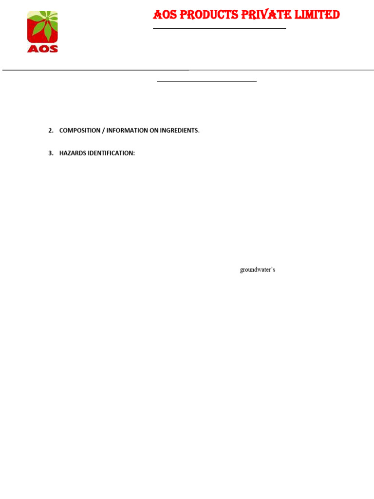 Coconut oil MSDS | PDF | Water | Hygiene