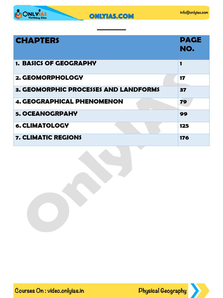 Physical Geography Notes | PDF | Planets | Meteoroid