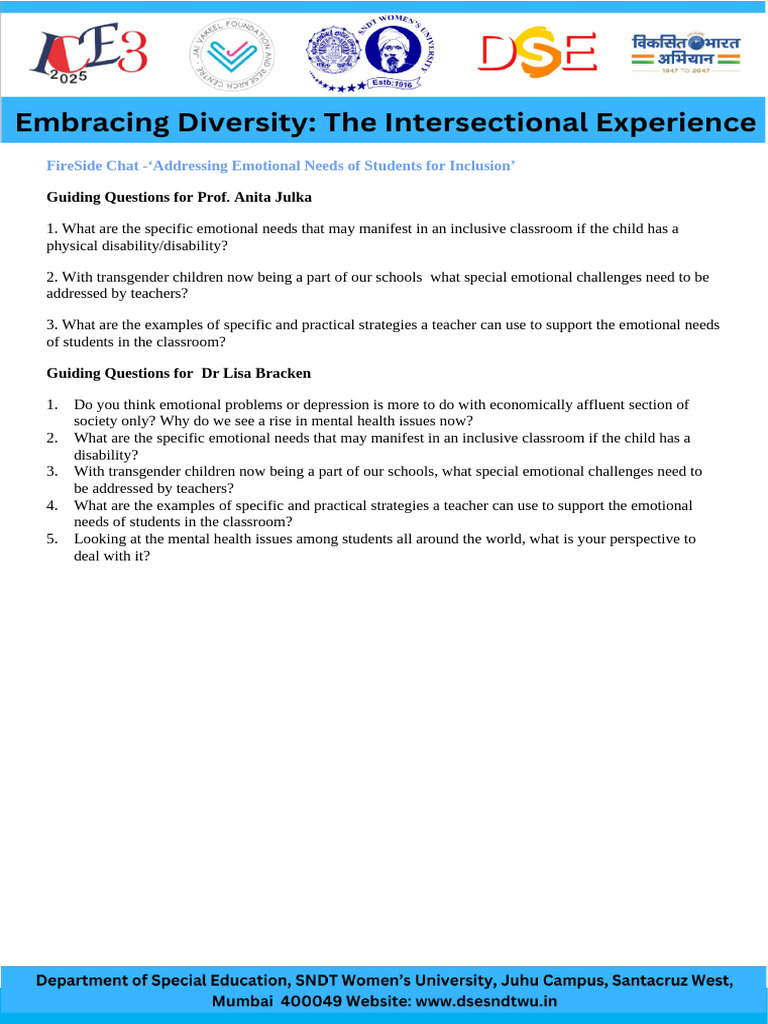 Fireside Chat Questions 1 | PDF