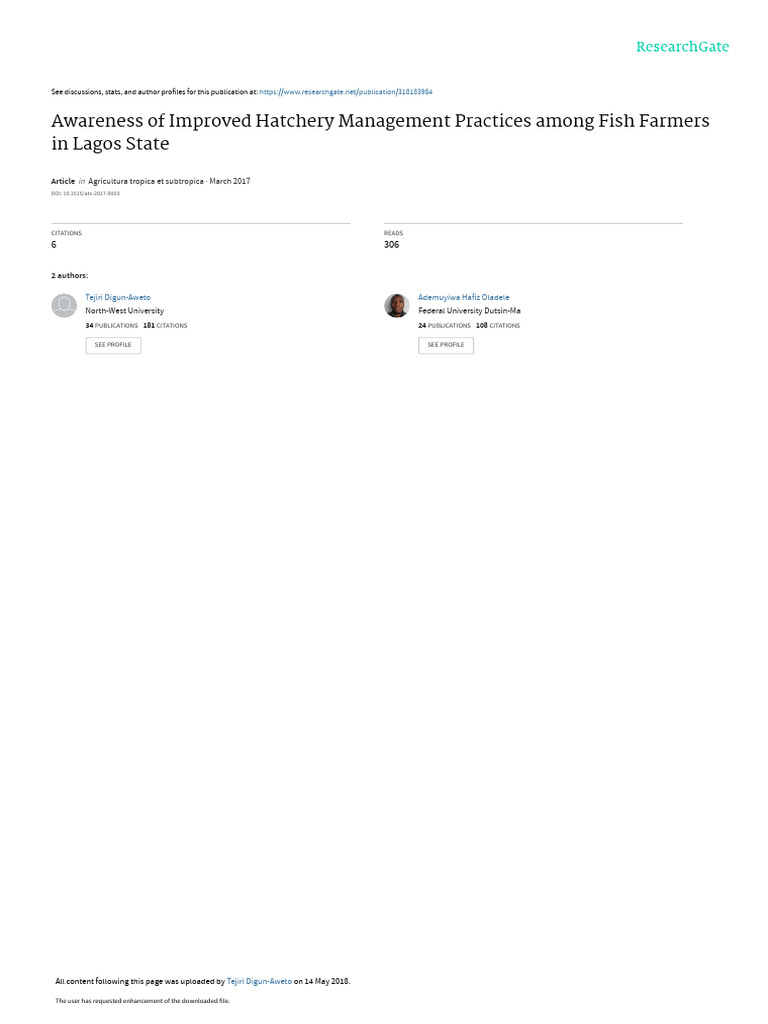 2017_1_digun_aweto_3 | PDF | Aquaculture | Agriculture