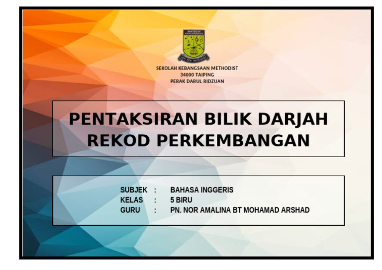 Cover Rekod Transit Bary | PDF