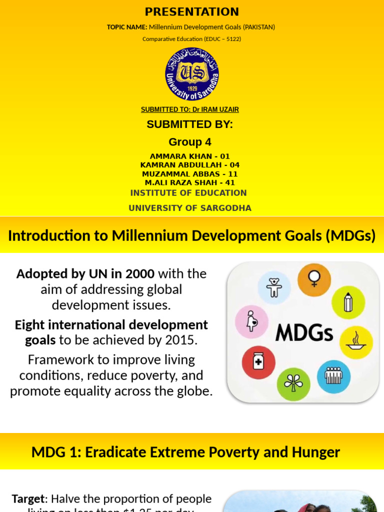 Millennium Development Goals | PDF | Millennium Development Goals