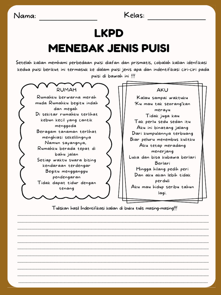 LKPD ANALISIS PUISI - PDF - 20240805 - 095642 - 0000 | PDF