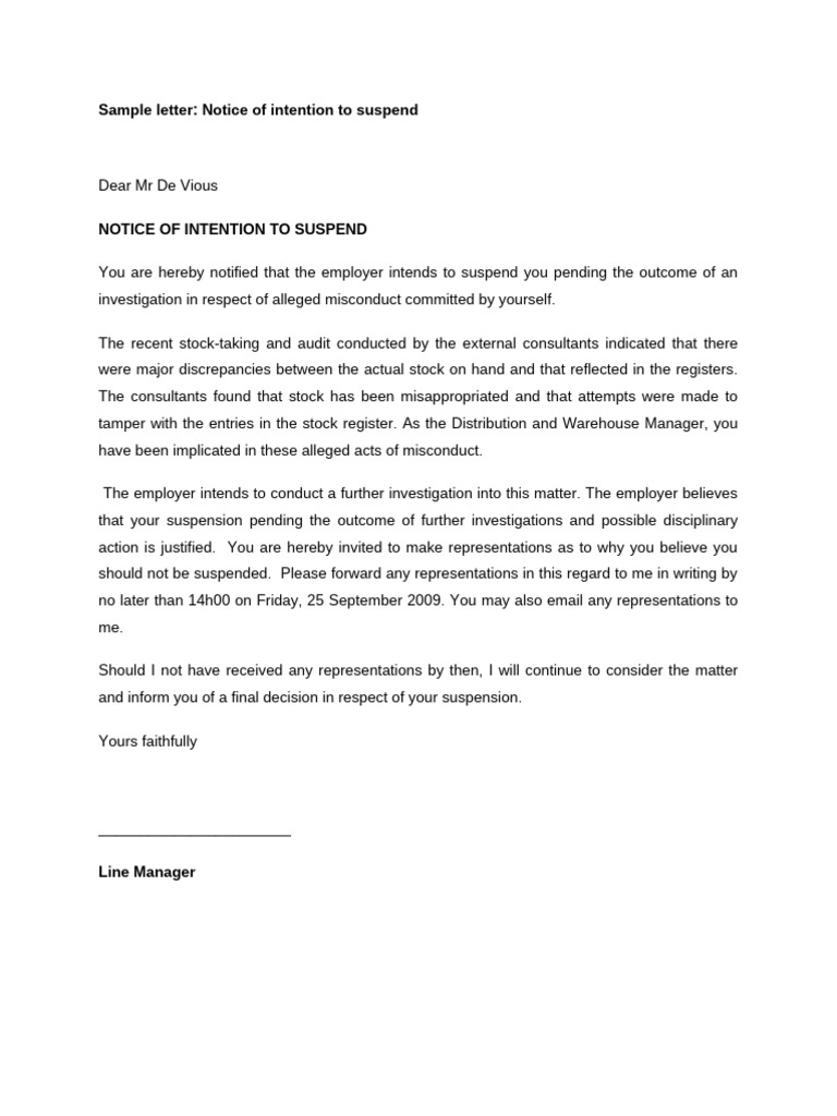 1. Notice of intention to suspend | PDF