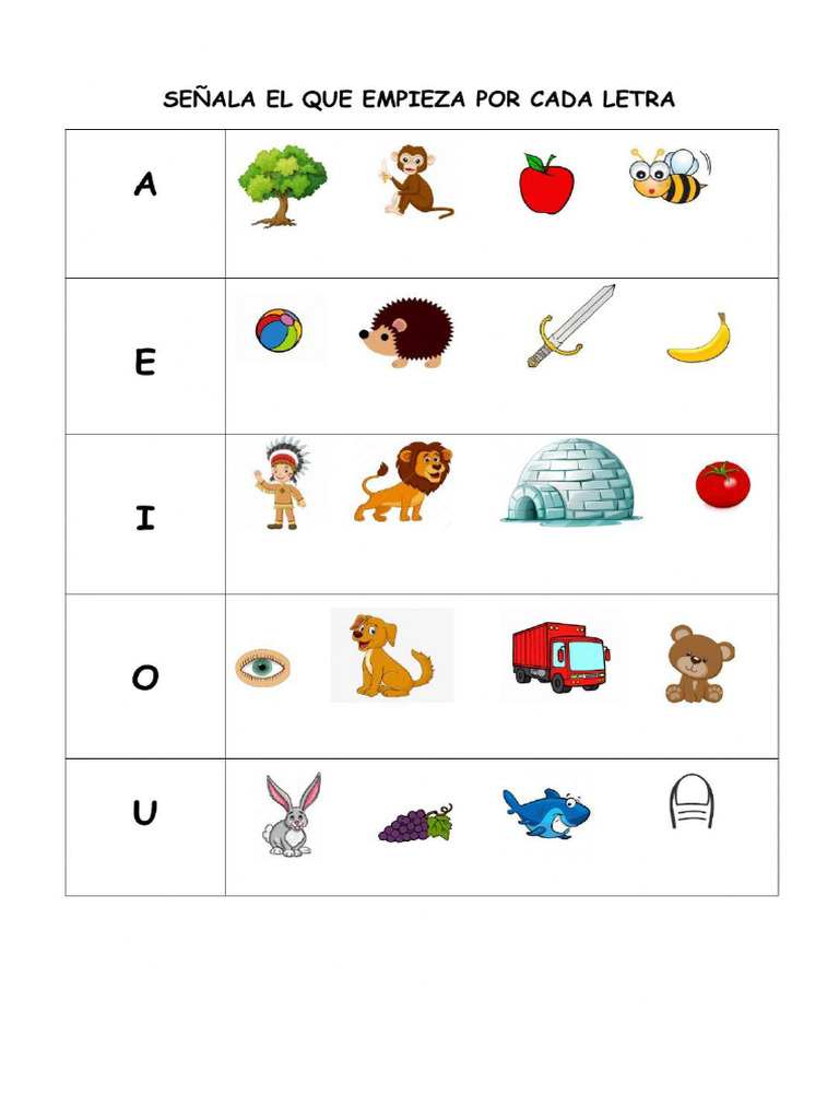 Worksheet Repaso De Vocales Pdf