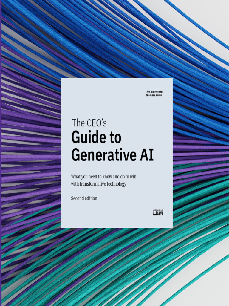 The CEO's Guide To Generative AI | PDF | Artificial Intelligence ...