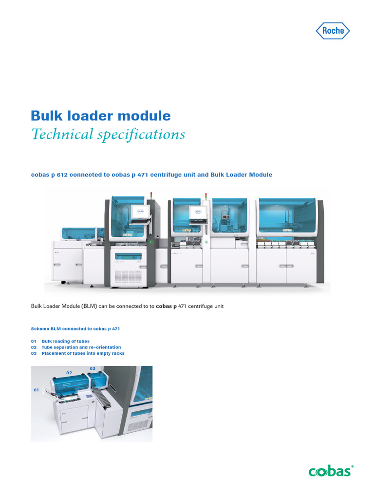 5 Bulkloadermodule Cobas p471 Factsheet May2018 | PDF | Electrical ...